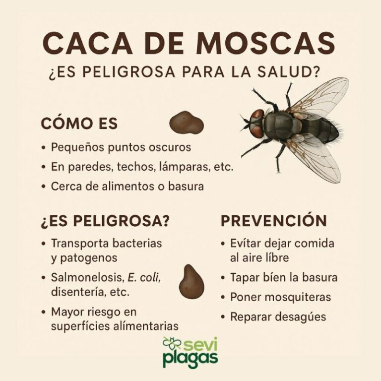 Caca de Moscas: ¿Es Peligrosa para la Salud? | Seviplagas